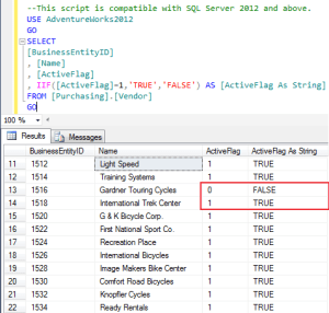 SQL SERVER – How To Convert From Boolean(bit) to String | SQL Server Portal