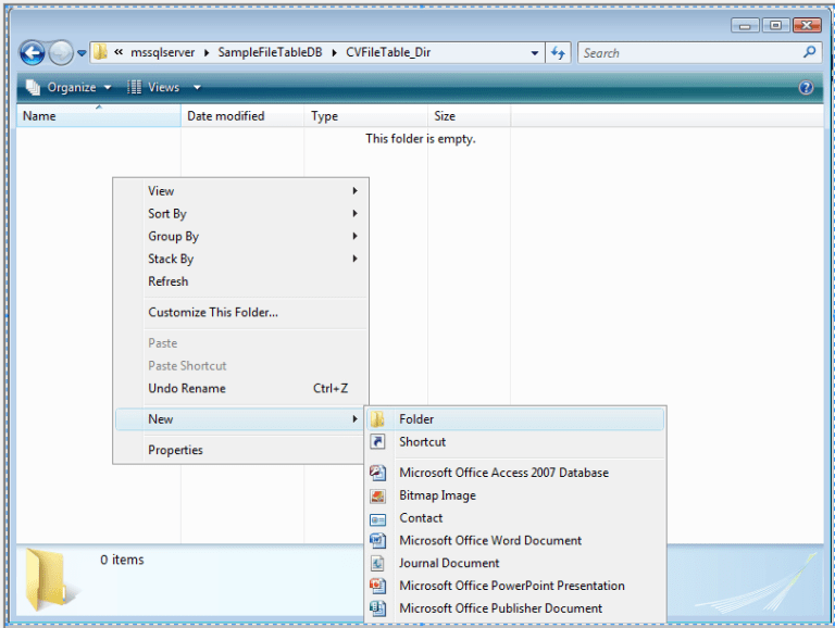 SQL SERVER – How to create a folder (directory) inside FileTable | SQL ...