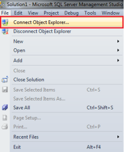 SQL SERVER – How to delete recent connection from Connect to Server ...