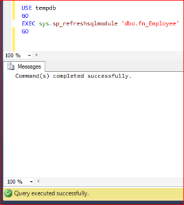 SQL SERVER – sp_refreshsqlmodule – How to update the metadata of an ...